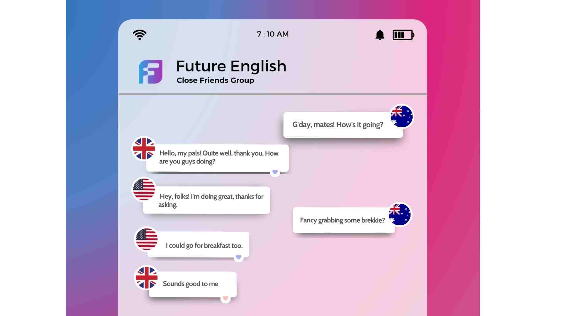 ONE English Language - THREE Accents - Future English